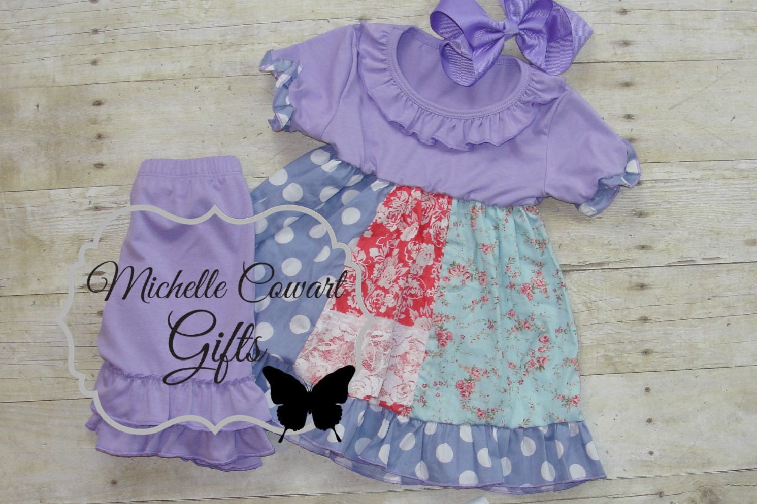 Lavender Short Set, Purple Short Set, Girls Short Outfit, Girls Short ...