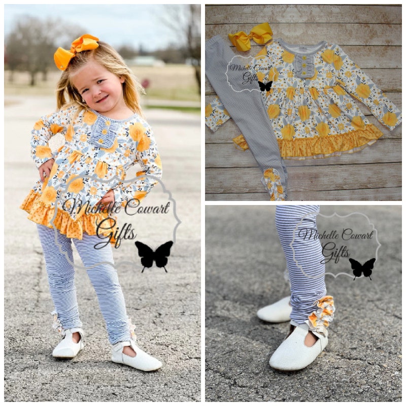 Girls Fall 2 Piece Outfit - Etsy