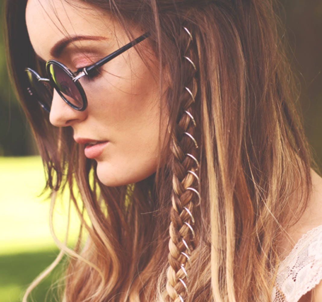 Feather Hair Rings Arrow Braid Rings Braid Rings Hair Rings - Etsy