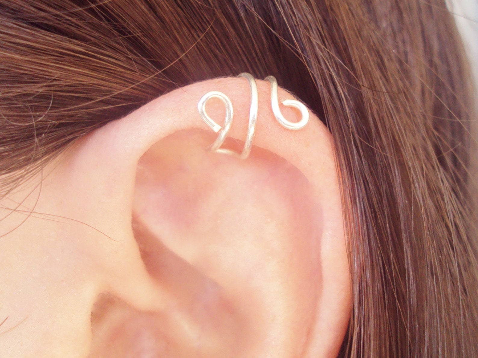 Upper Cartilage Swirl Ear Cuff Ear Cuff - Etsy