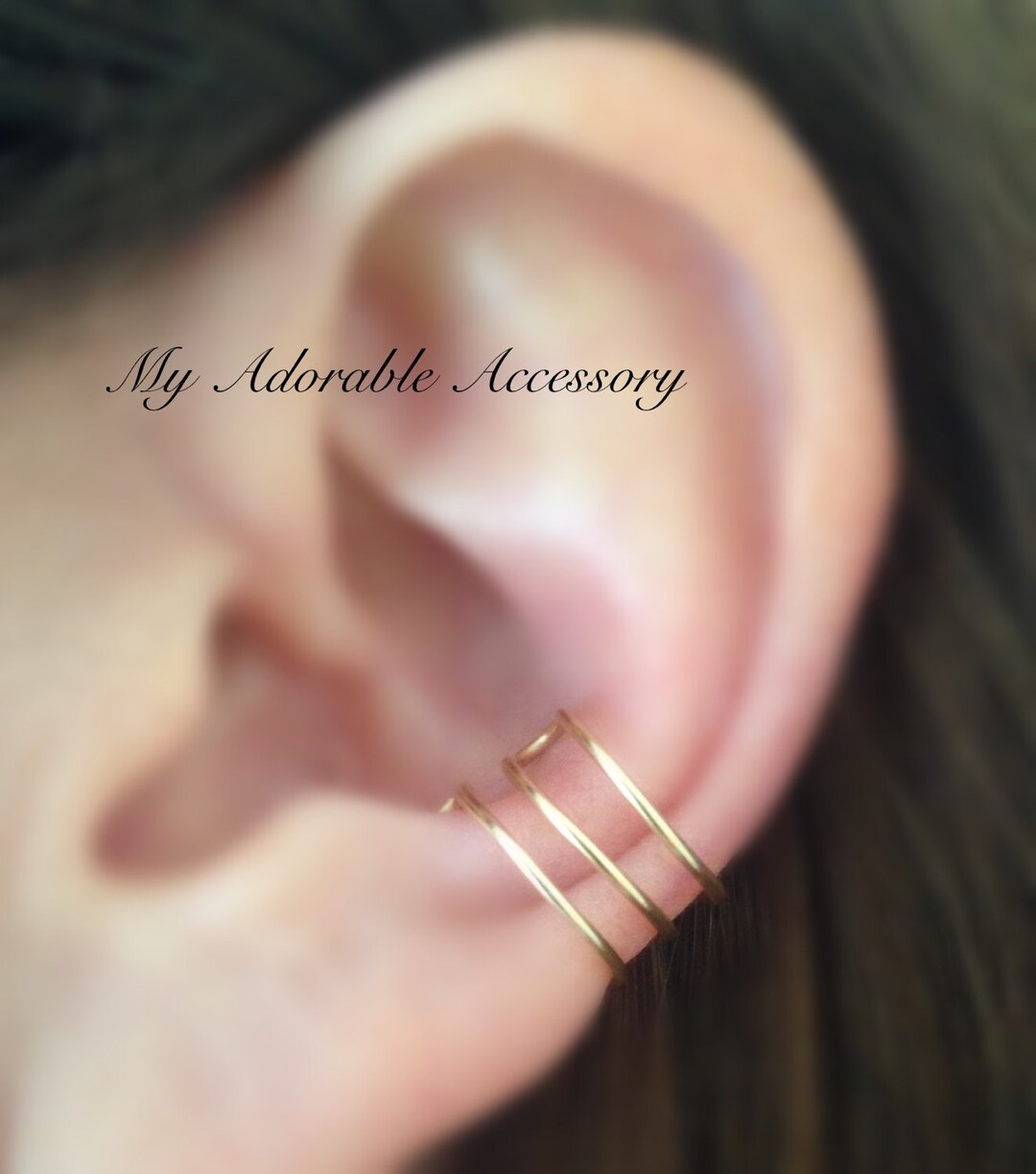 Triple Conch Wire Ear Cuff, Ear Cuff - Etsy