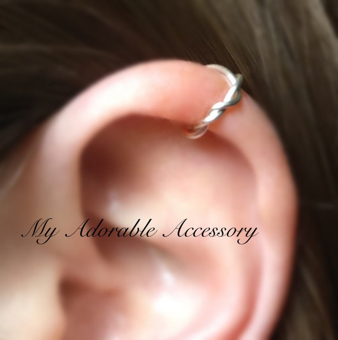 Twisted Cartilage Ear Cuff Ear Cuff Cartilage Ear Cuff - Etsy