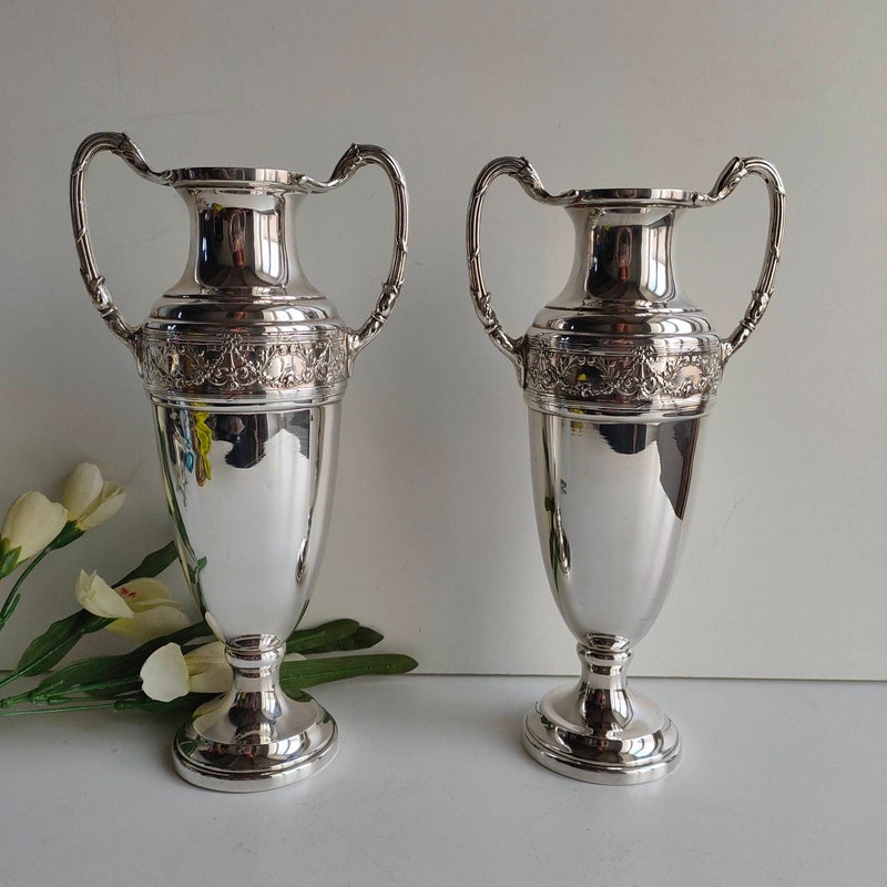 Silver Plated Vases - Etsy