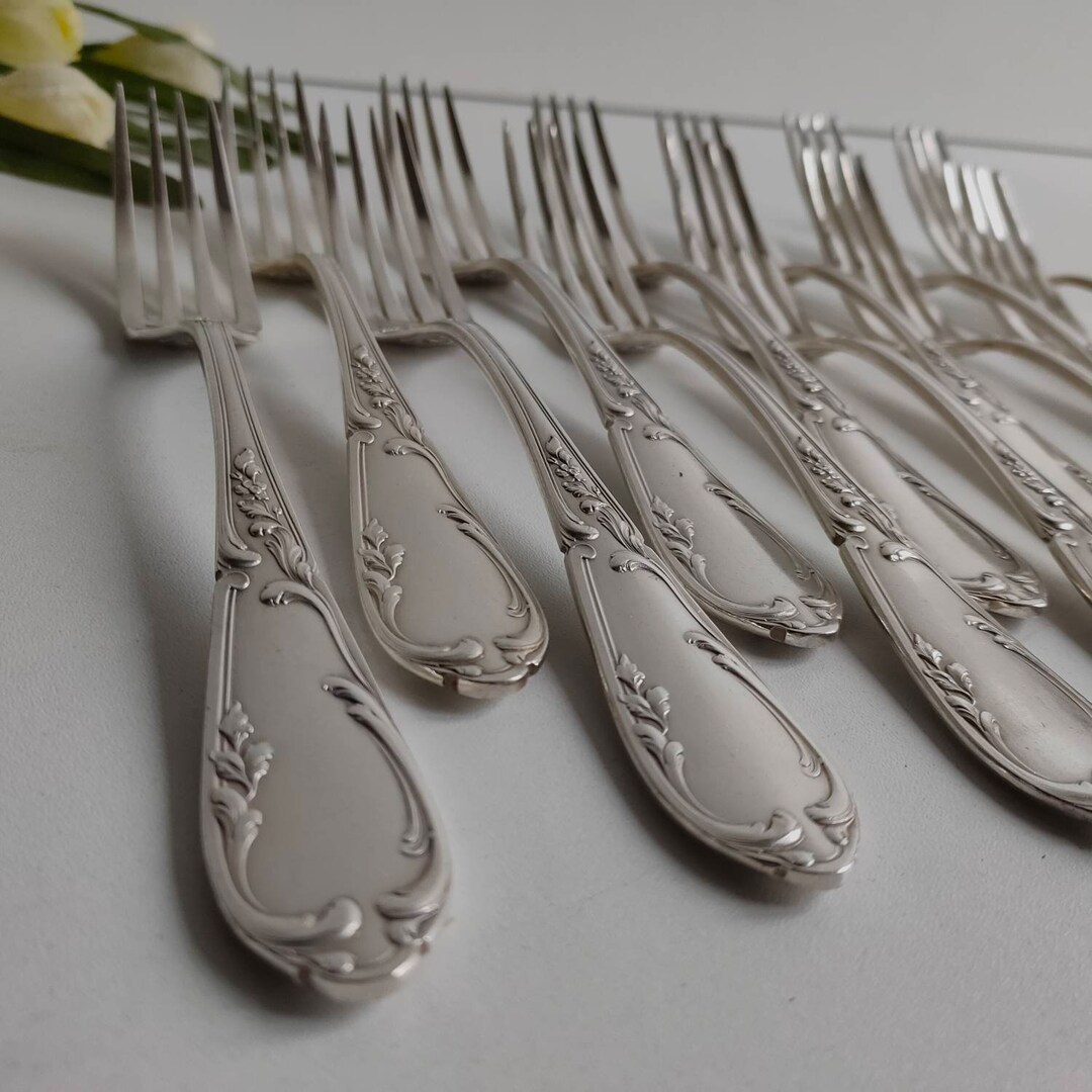 French Antique, Art Nouveau / Louis XV Style, Silver Plated, Large ...