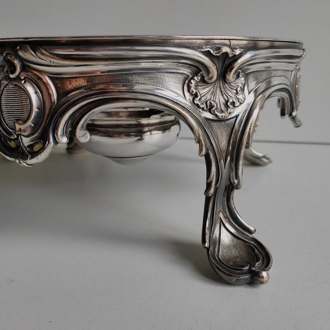 Charles Christofle, Very Rare, French Antique Silver Plated Plate ...