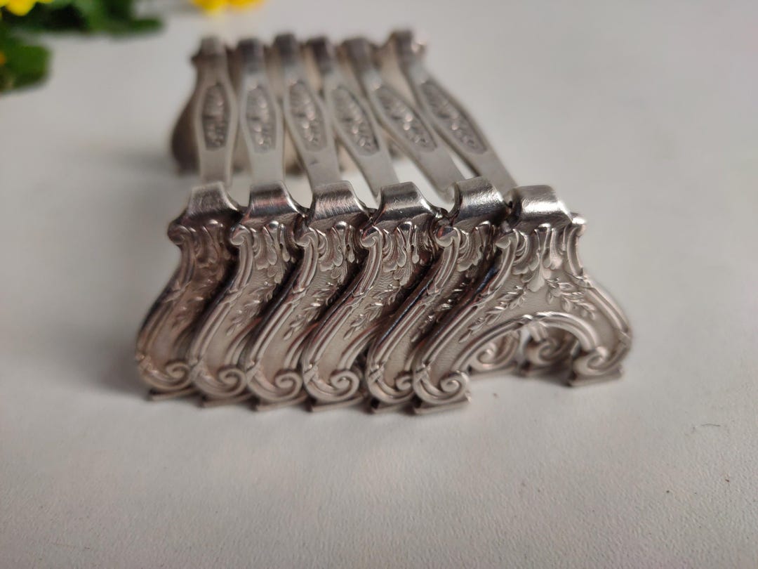 French Antique, Gallia Christofle Knife Rests, Set of 6 Louis XV Design ...