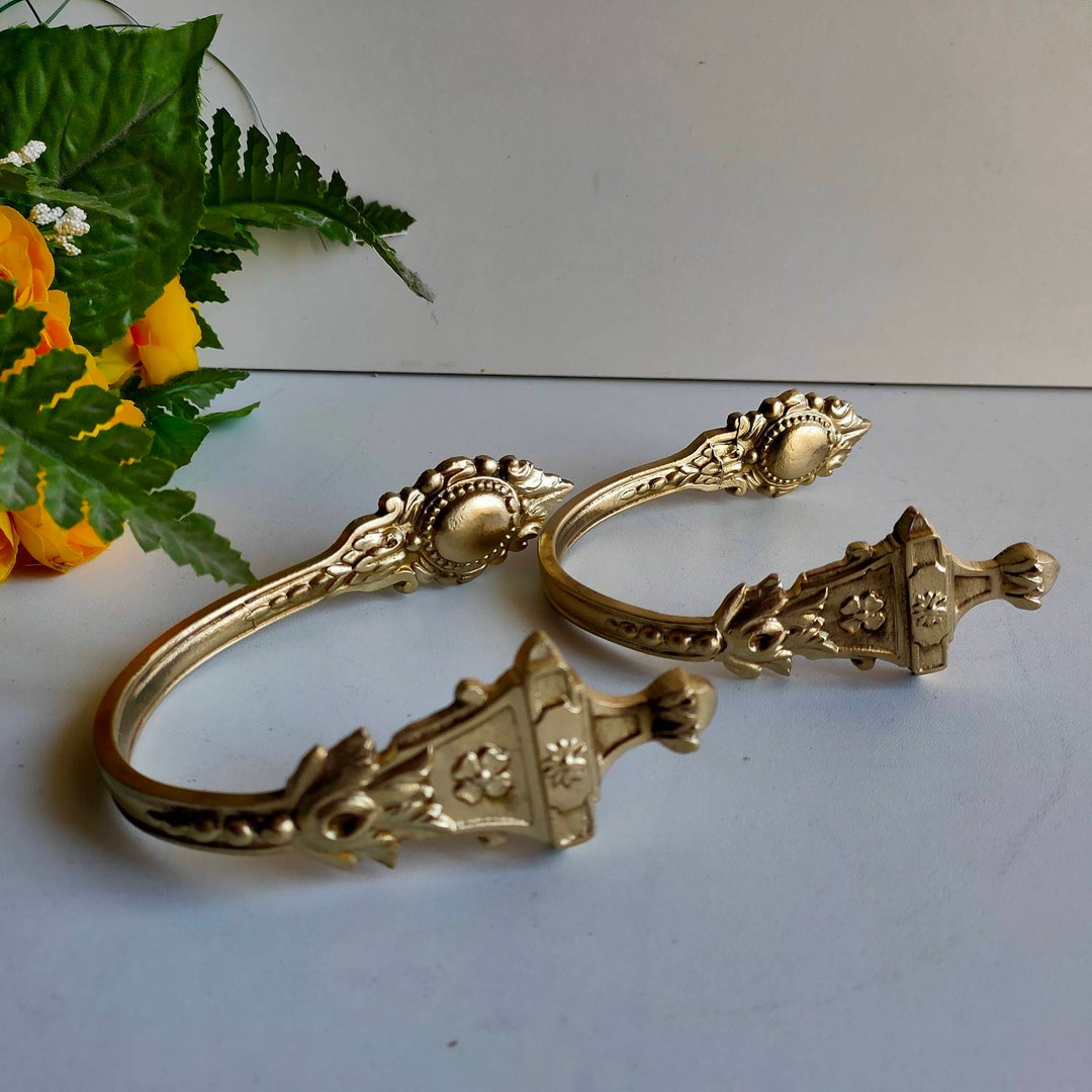 French Antique Gilded Bronze Tie / Hold Backs, Louis XV / Empire Style ...