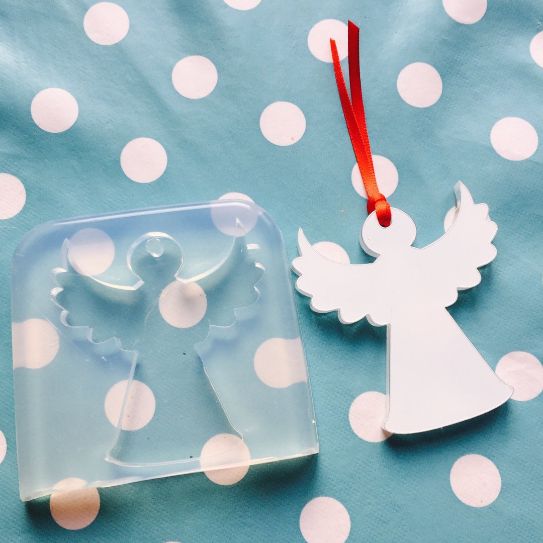 70mm Silicone Christmas Angel Mold Tree Decoration - Etsy UK