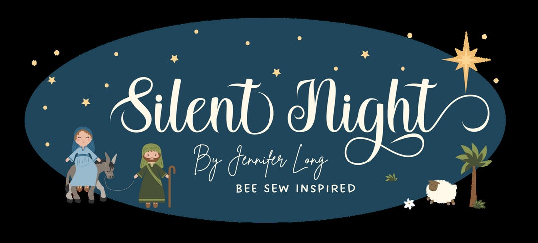 Silent Night Nativity Felt Panel by Jennifer Long of Bee Sew Inspired ...