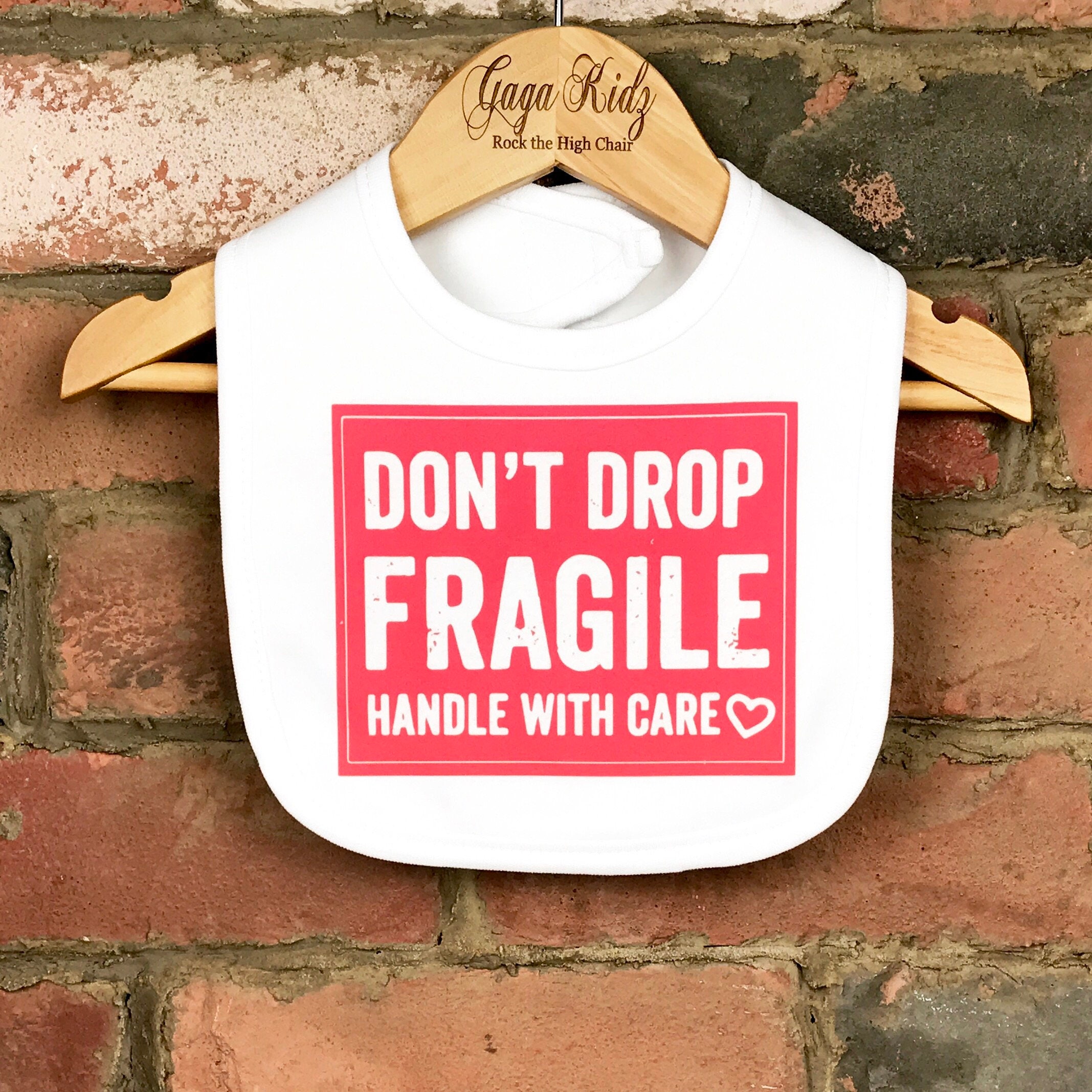 Fragile Baby Bib Unique Baby Gift Baby Shower Funny Baby | Etsy