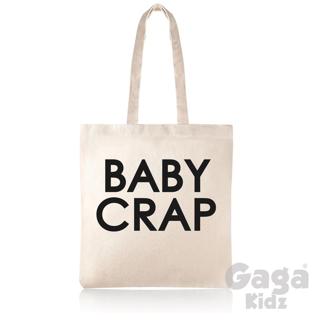 Funny 'baby Crap' Cotton Tote Bag - Stylish Mum Bag - Etsy UK