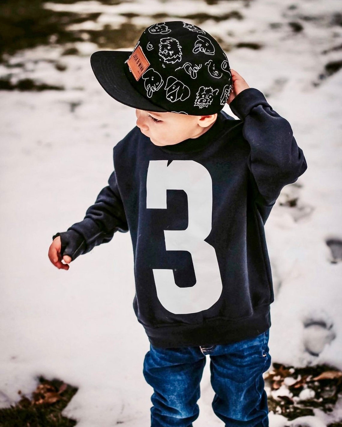 Kids Custom Sweatshirt Number Jumper Birthday Sweater - Etsy Ireland
