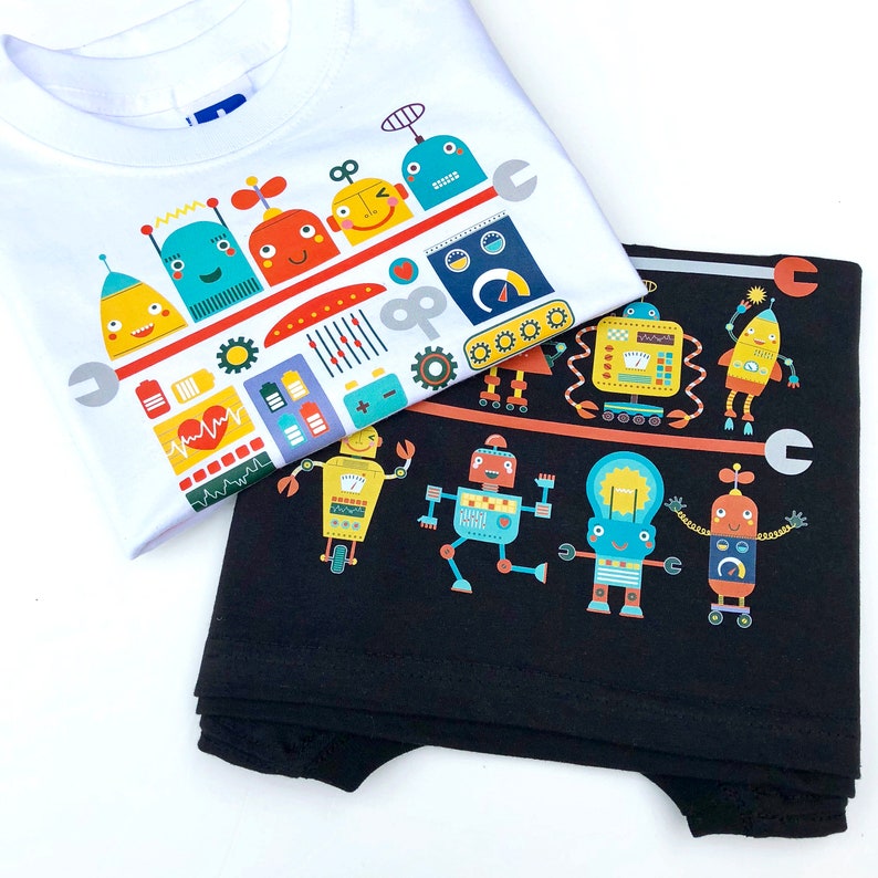 Robot Geek Kids Baby Shirt Science Robot Costume Robot | Etsy