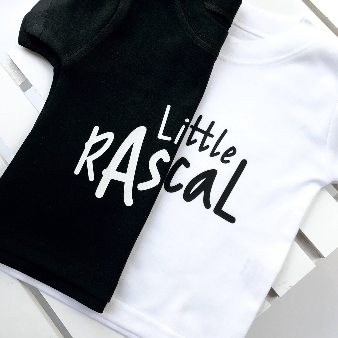 Little Rascal Cotton T-shirt: Funny Baby Clothes - Etsy