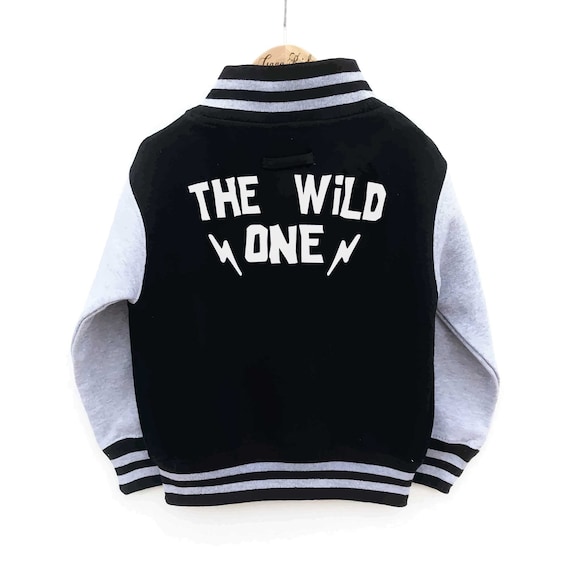 The Wild One Kids Varsity Jacket - Etsy UK