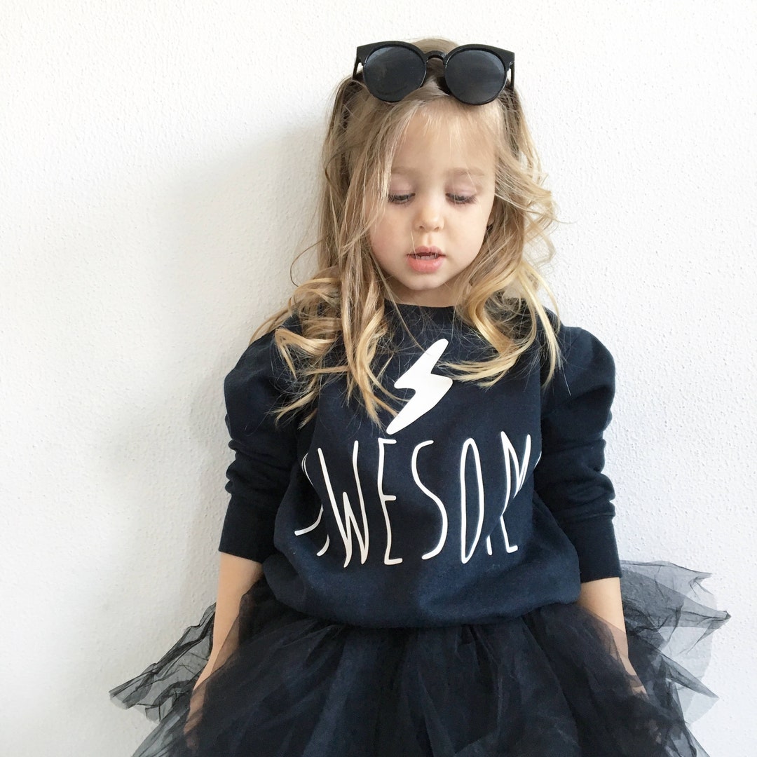 Superhero Sweater, Lightning Bolt Kids Sweatshirt - Etsy