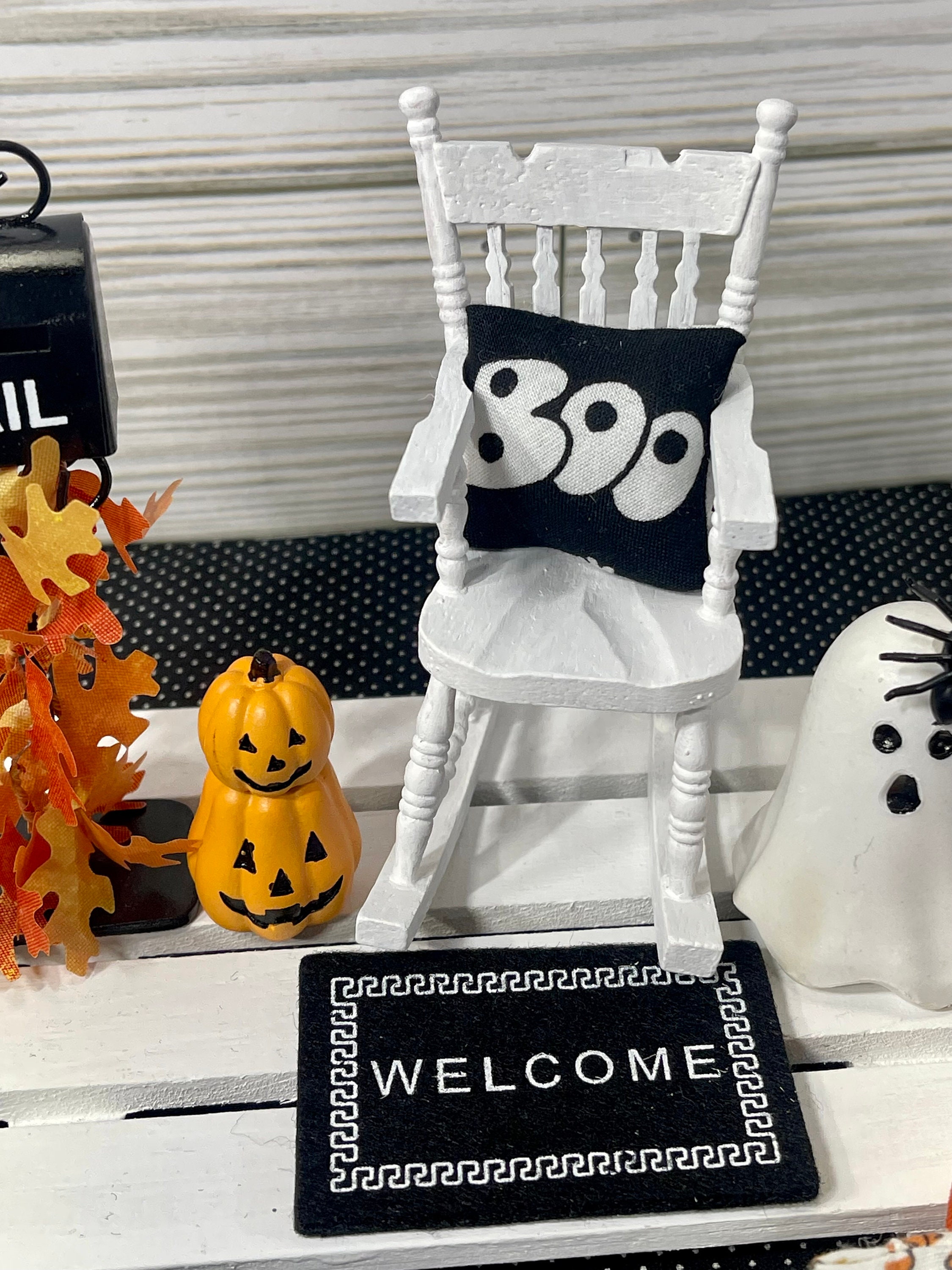 Miniature Scale Halloween Porch Decor - Etsy