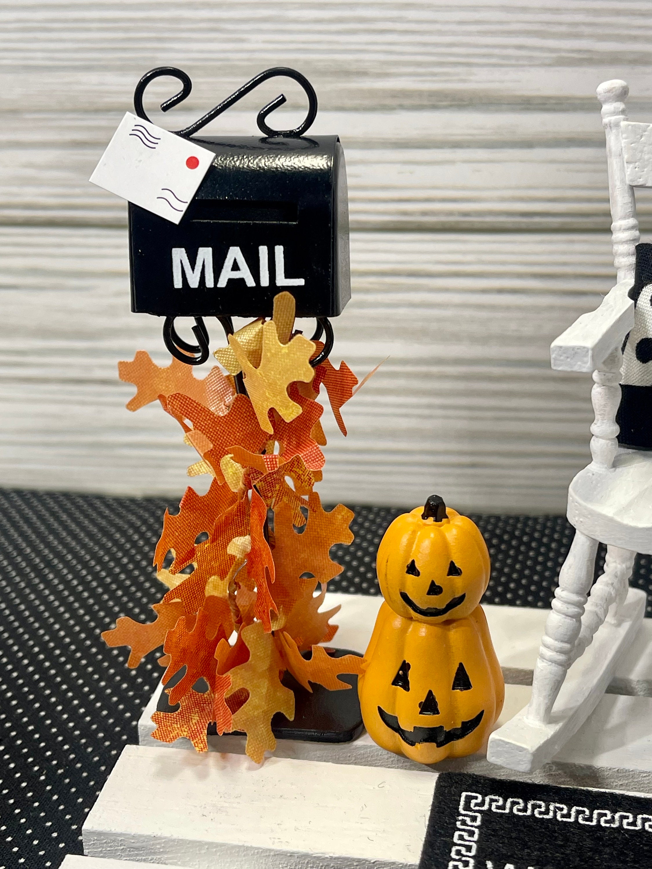 Miniature Scale Halloween Porch Decor - Etsy