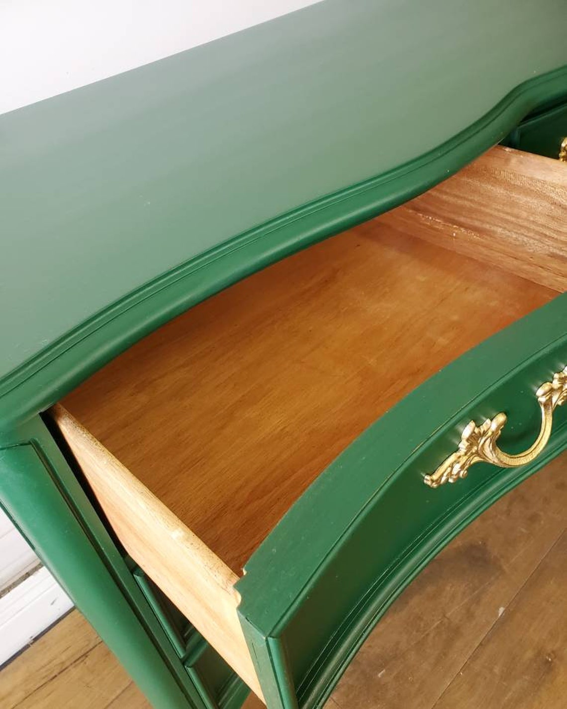 SIMILAR AVAILABLE! Free Shipping! Emerald Green Boudoir Dixie Vintage ...
