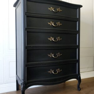 AVAILABLE! Free Shipping! Dixie Matte Black Highboy Chest Dresser ...