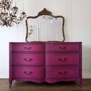 SIMILAR AVAILABLE! Free Shipping! Custom Painted Boudoir Dixie Vintage ...