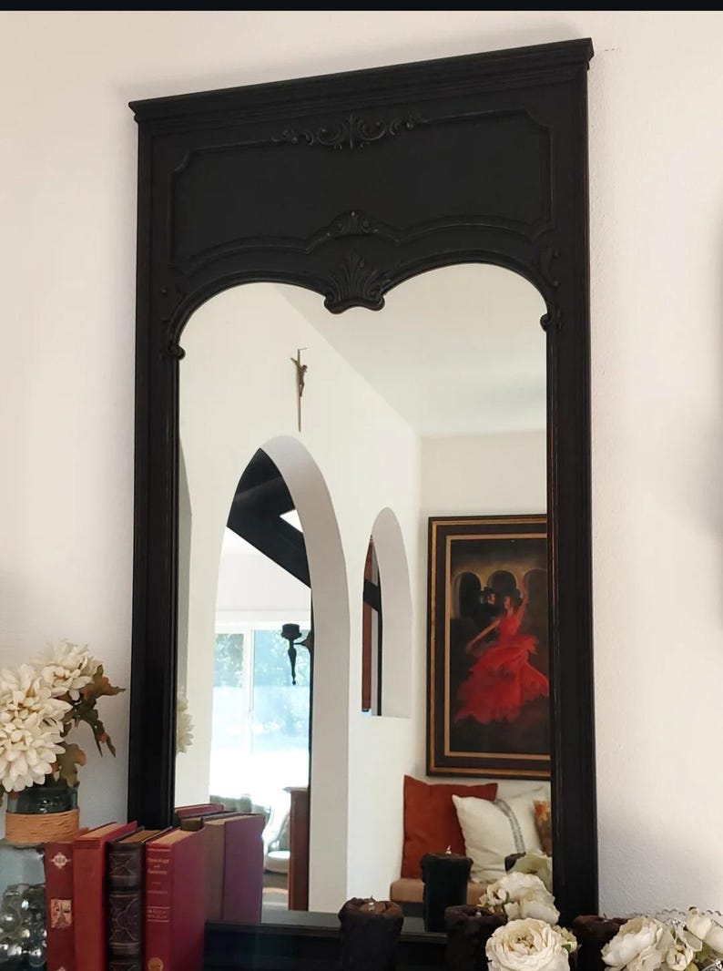 Pick Your Color! Free Shipping! Vintage Ornate Mirror 53x29 Dresser ...