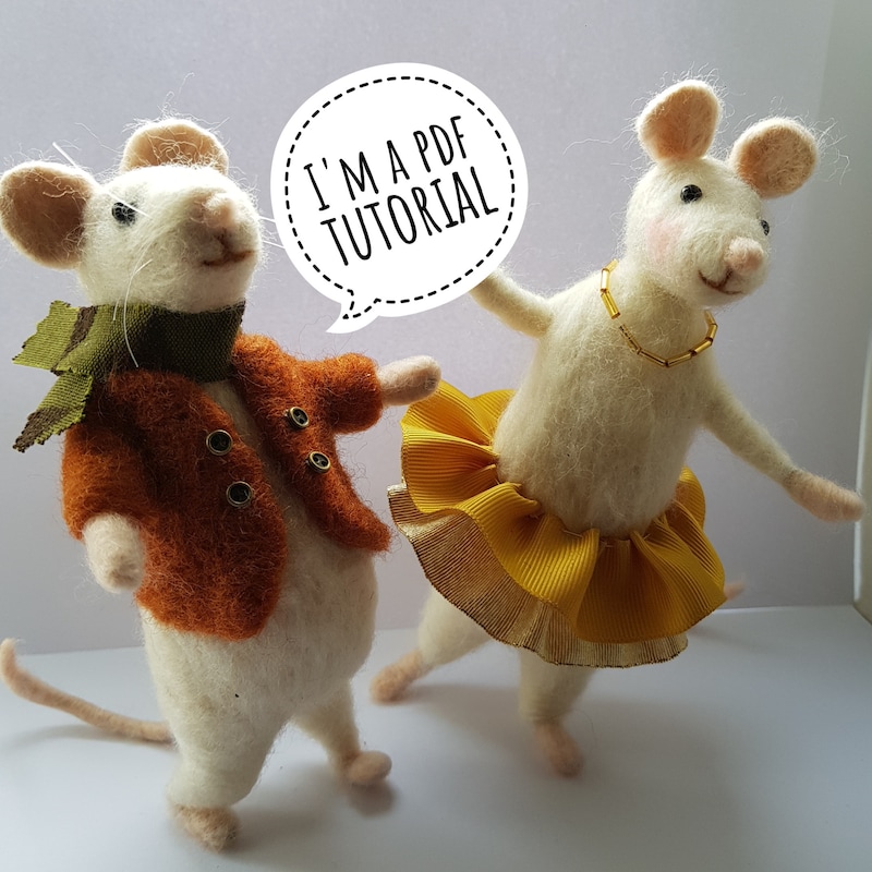 Mouse Needle Felting Kit - Etsy