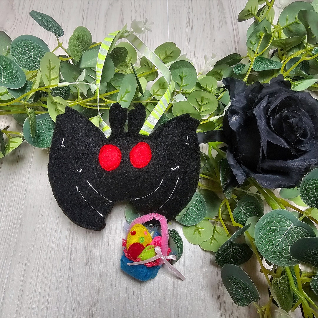 Mothman Easterween Horror Felt Christmas Ornament , Spookycreepy ...