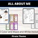 All About Me Worksheets Posters Signs Prek 1st Back to School ...