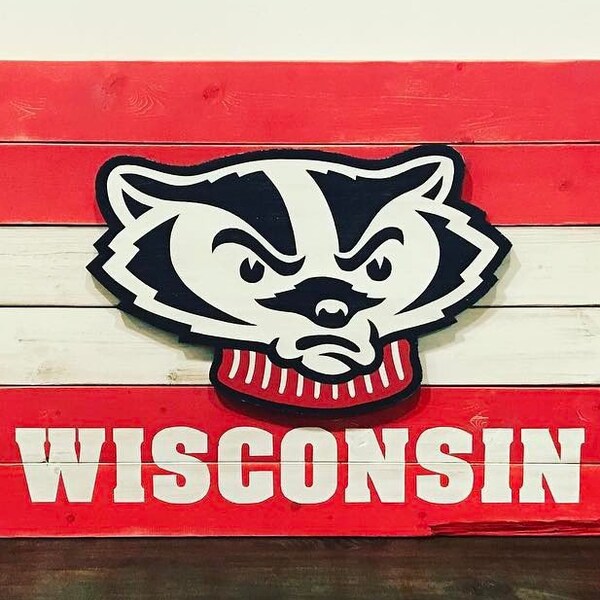 Wisconsin Flag Decor - Etsy