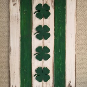 Rustic Wooden Chicago Irish Flag - Southside Irish Wooden Chicago Flag ...