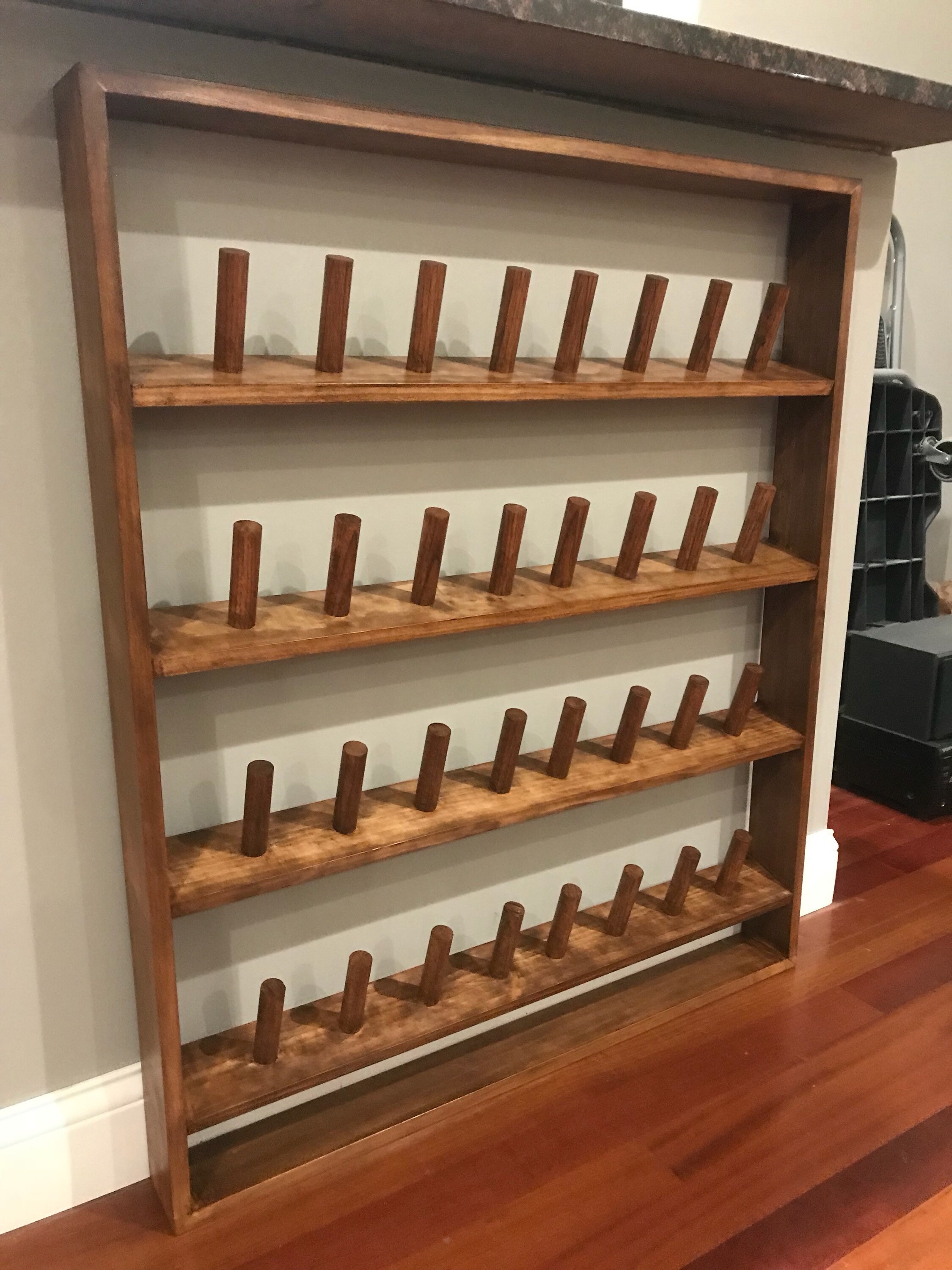 Golf Putter Cover Display Rack (32) / Stained Display Case Golf ...