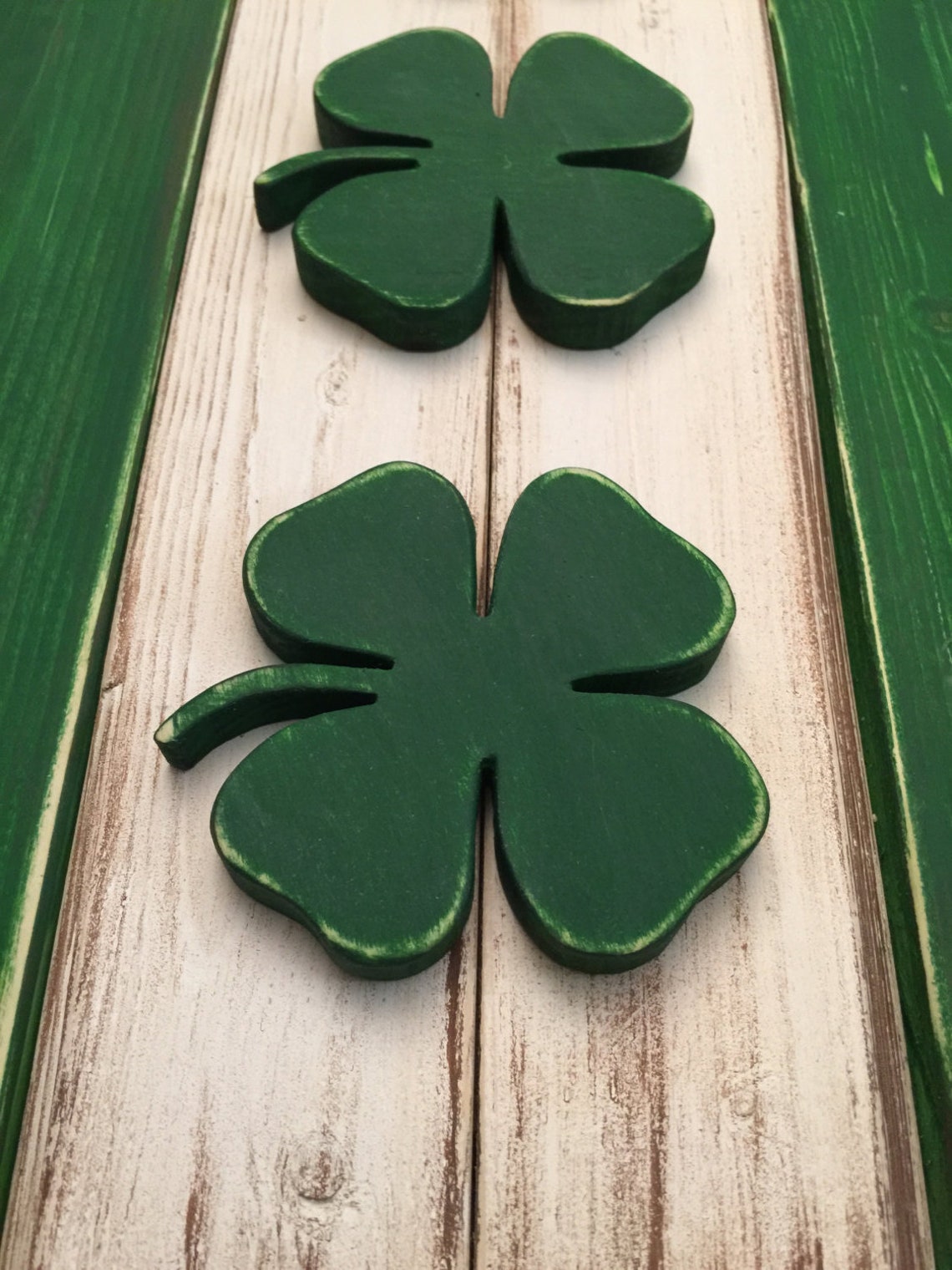 Rustic Wooden Chicago Irish Flag - Southside Irish Wooden Chicago Flag ...