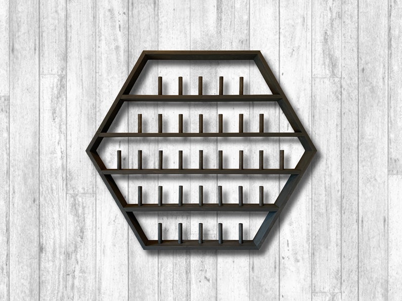 Golf Putter Cover Hexagon Display Rack (33) / Stained Bettinardi ...