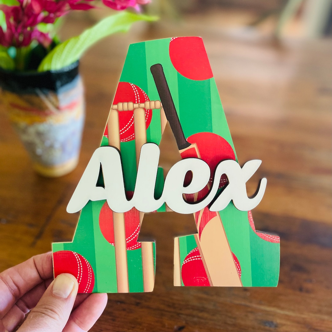 Cricket Sign Personalised Cricket Player Gift Cricket Door - Etsy