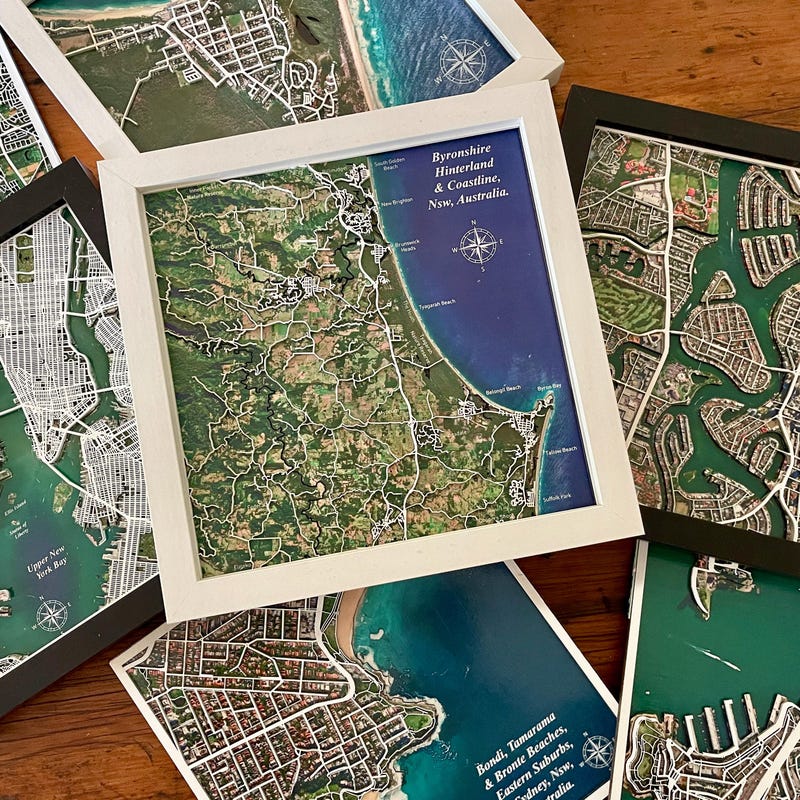 Custom 3d Map - Etsy