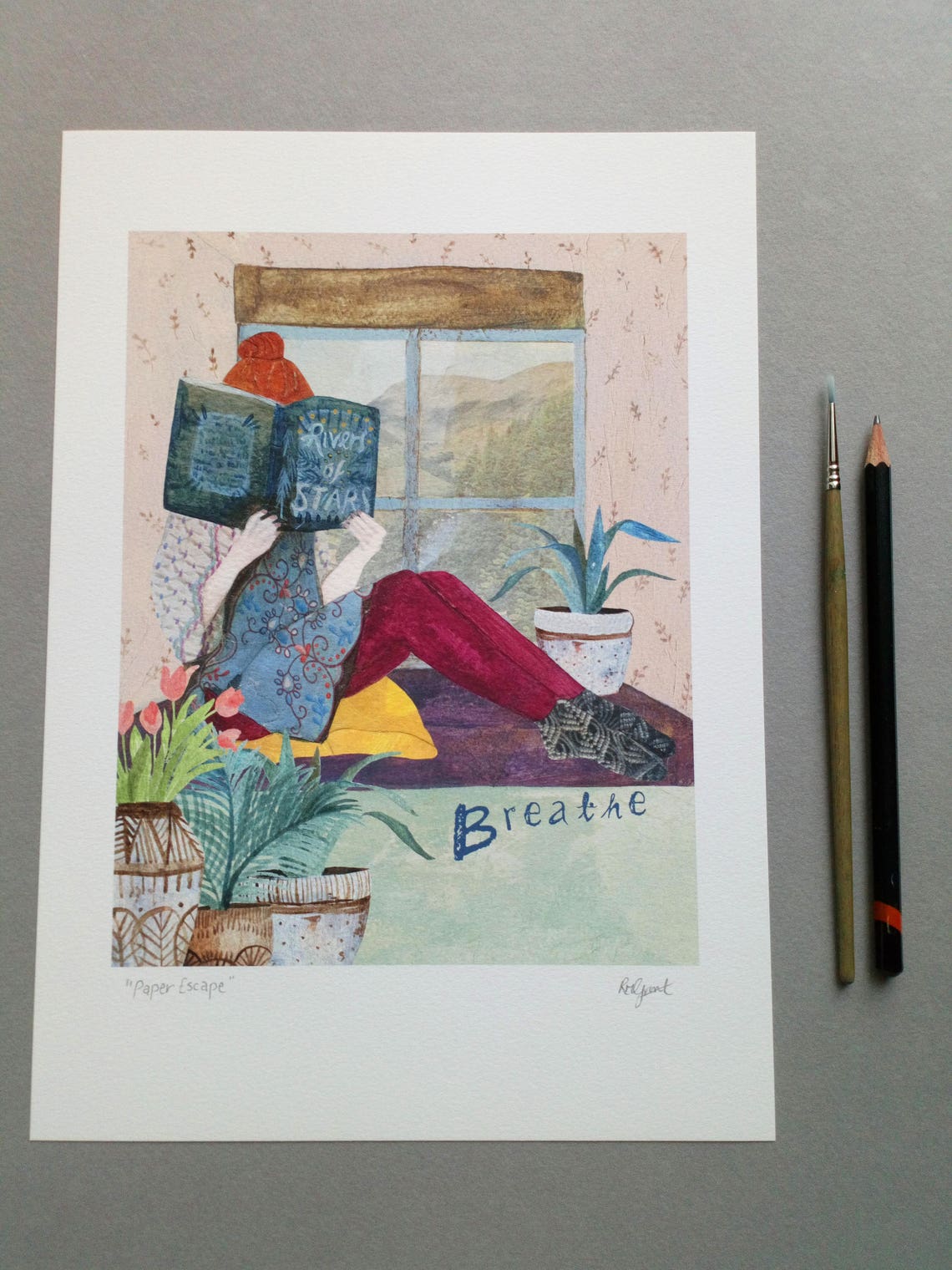 Paper Escape Print - Etsy