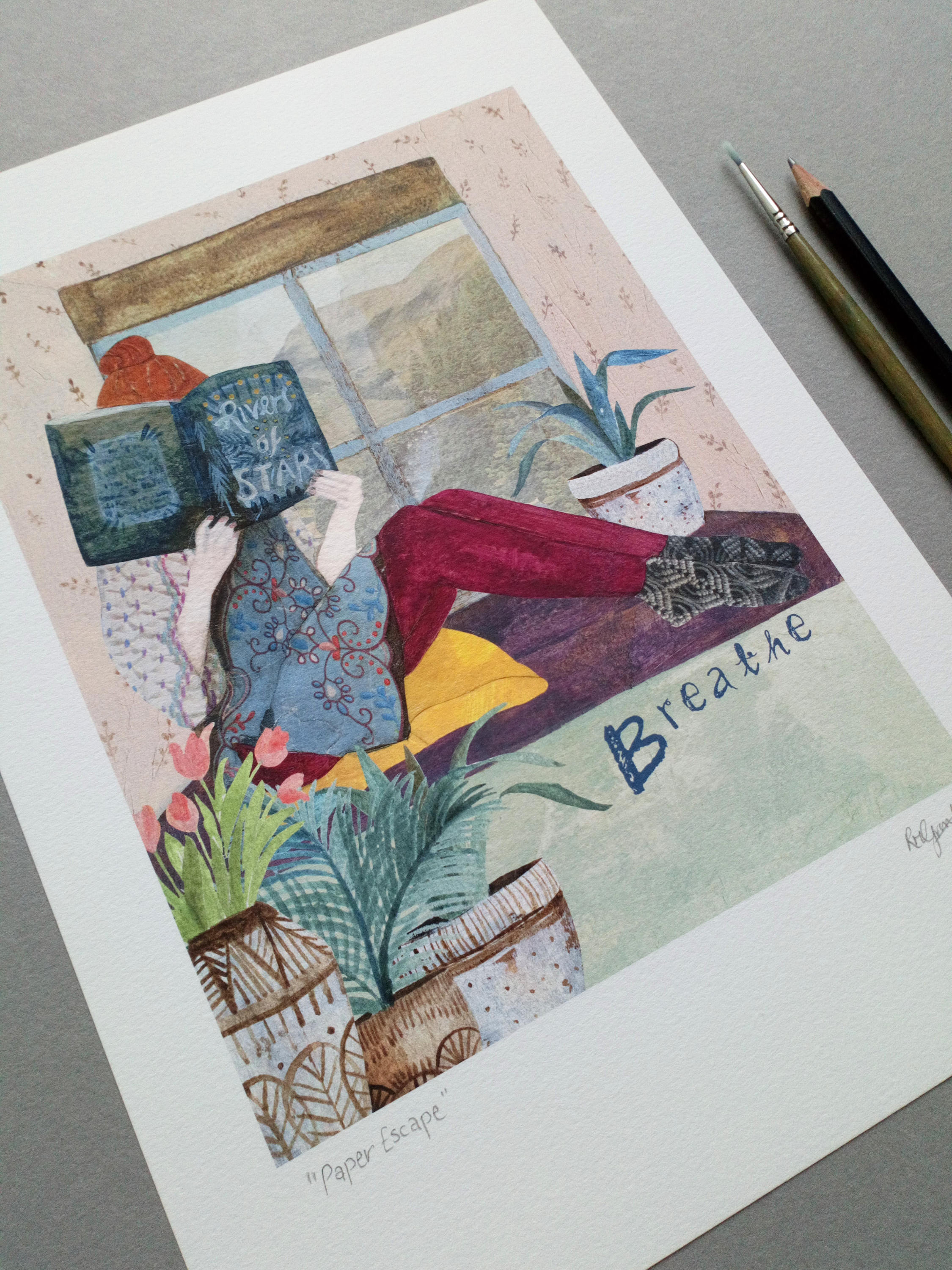 Paper Escape Print - Etsy