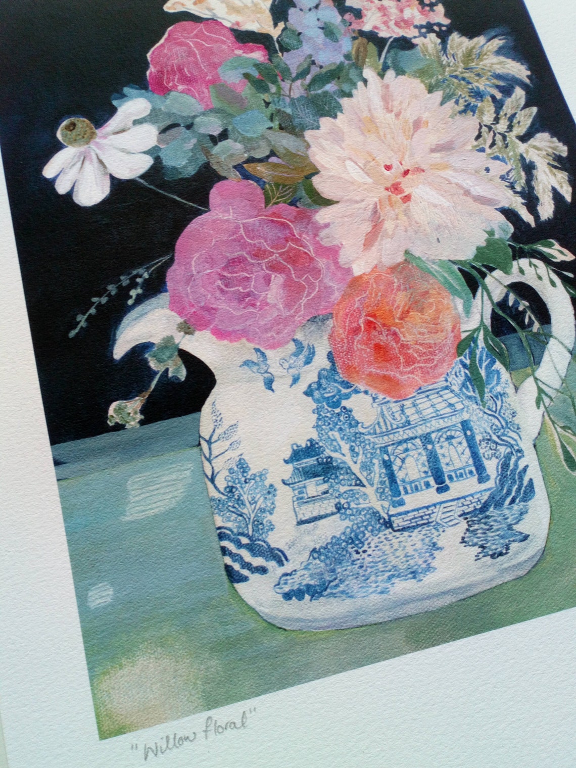 Willow Floral Print | Etsy