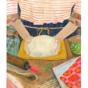 Bakery Art Print, Bakery Decor, Bread Print, Food Poster, Bakery Wall ...