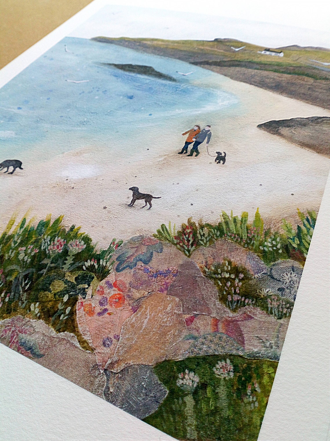 A Breezy Walk Print - Etsy UK