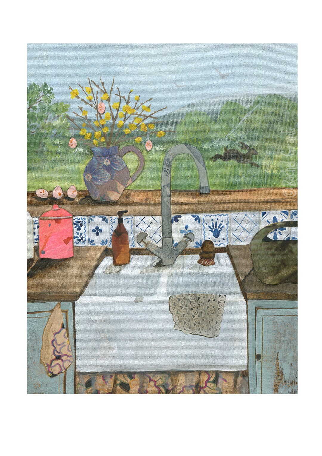 April Window Print - Etsy