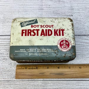 Official Boy Scout First Aid Kit Tin Vintage - Etsy