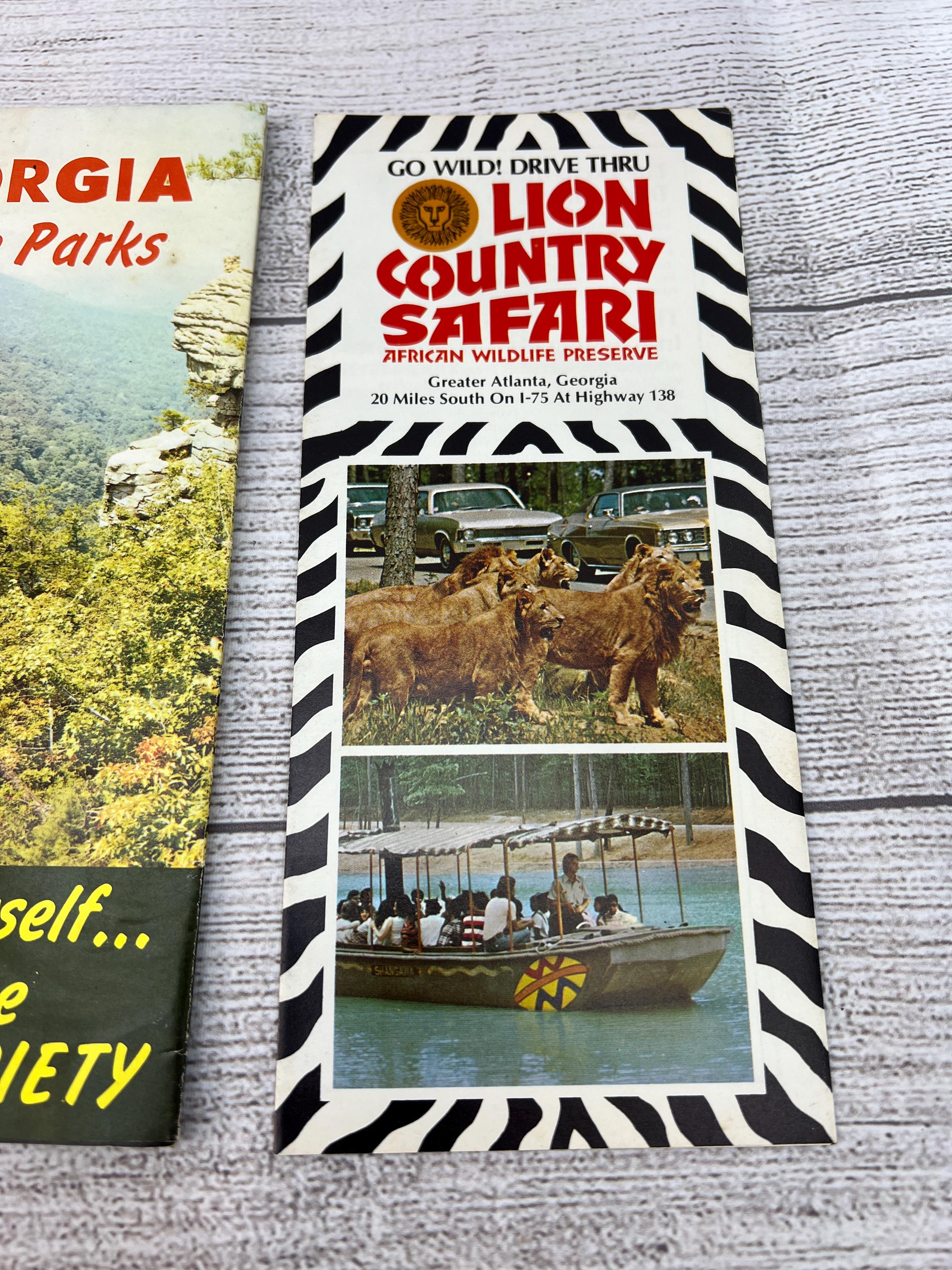 1960s-1970s Georgia Tourism Brochures - Lot of Four - Etsy