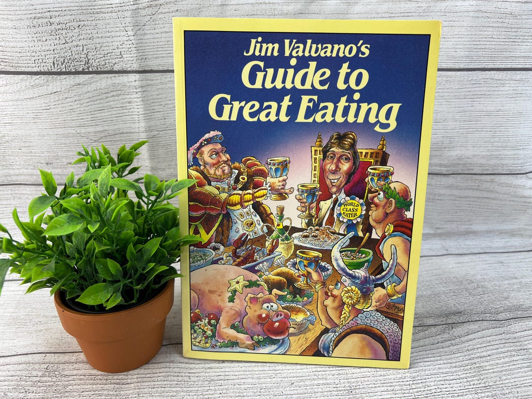 Vintage Jim Valvano's Cookbook: 1984 Guide to Eating - Etsy
