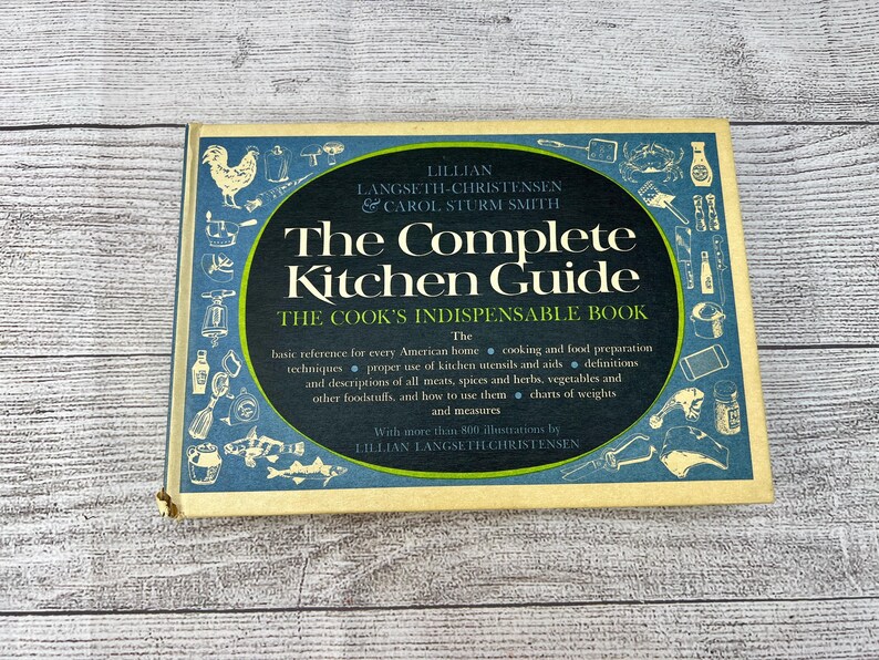 Vintage 1971 the Complete Kitchen Guide Cookbook - Etsy