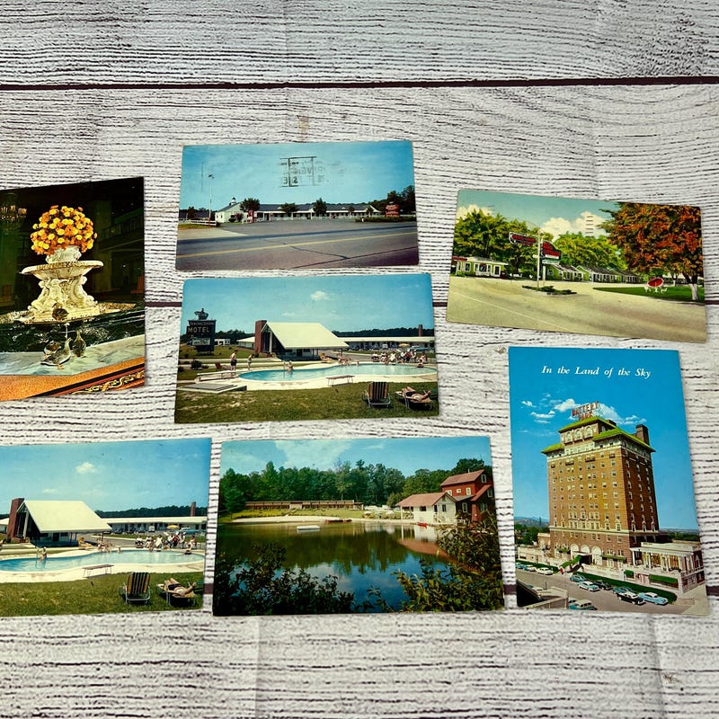 Motel Postcards - Etsy