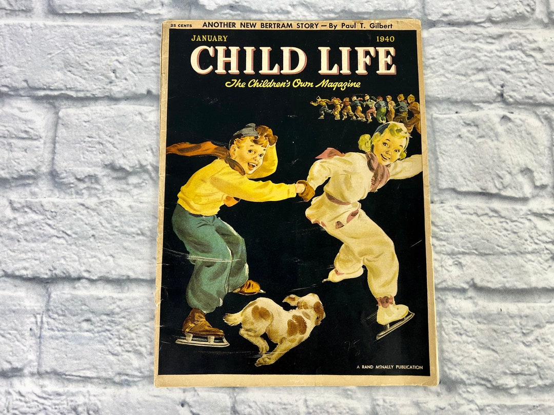 Child Life Magazine January 1940 - Etsy