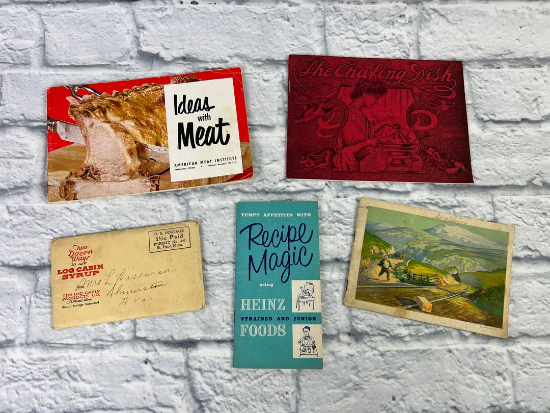 Set of 5 Vintage Food Pamphlets - Heinz, American Meat, and More - Etsy