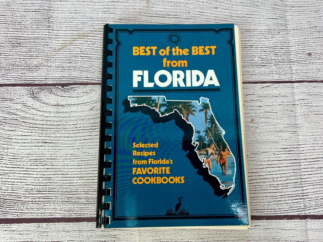 Vintage 1986 Best of the Best From Florida Cookbook - Etsy